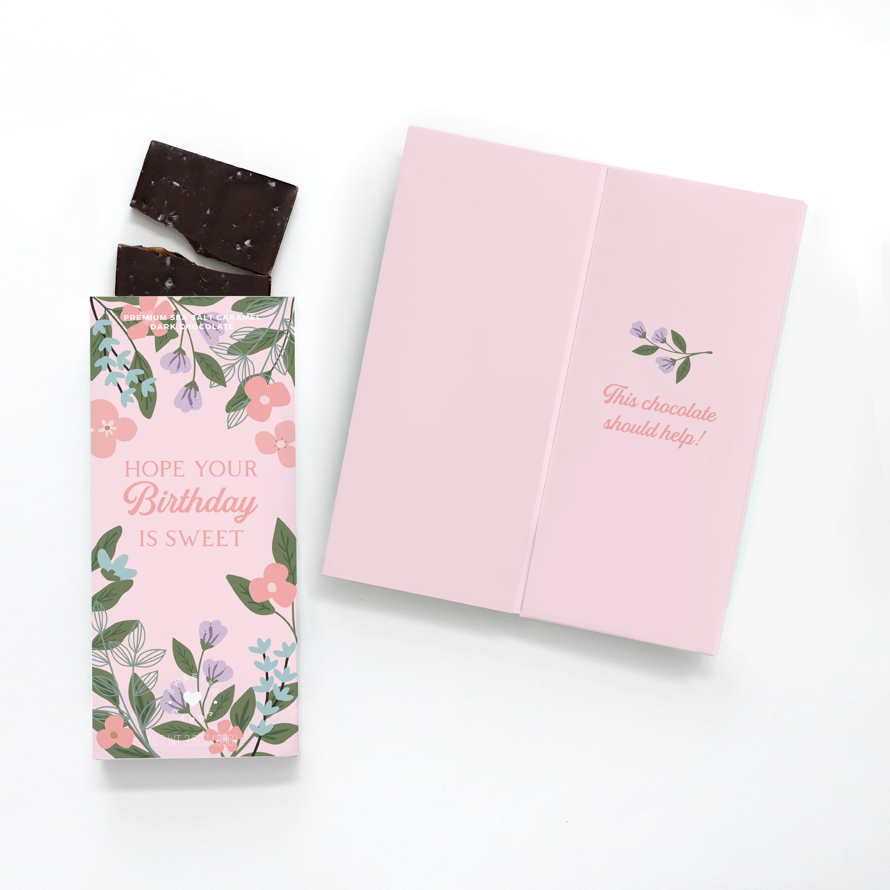 Happy Birthday Chocolate-Filled Greeting Card – Sweeter Cards