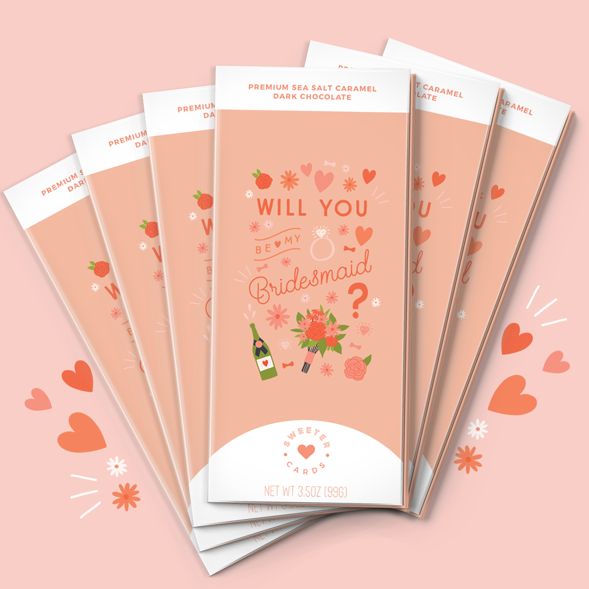 Bridesmaid Proposal Ideas with Chocolate – Sweeter Cards
