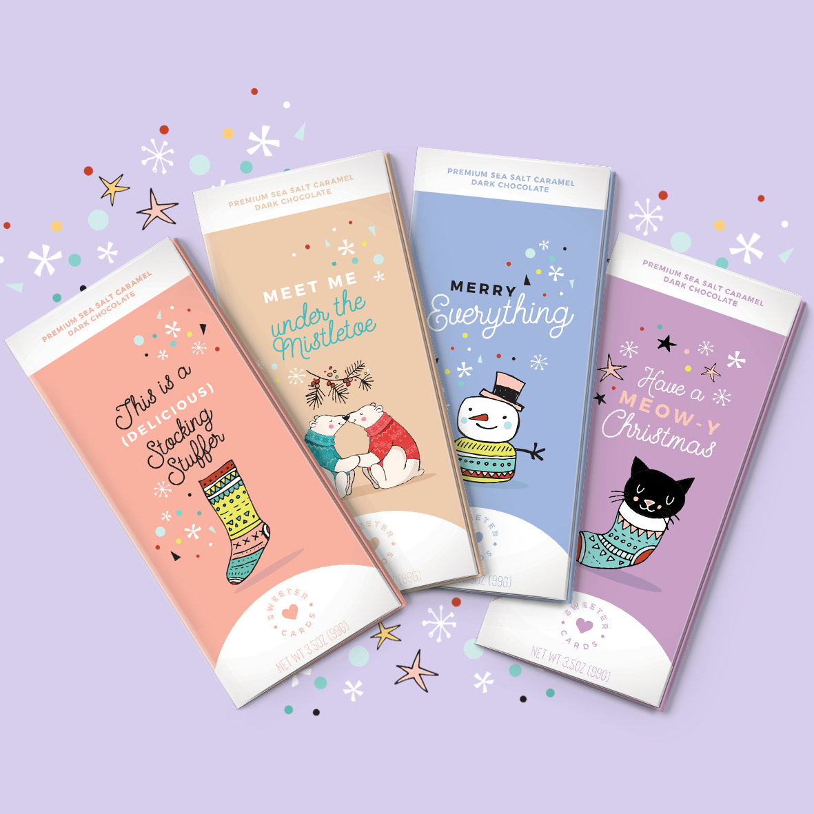 4-Pack Christmas – Sweeter Cards
