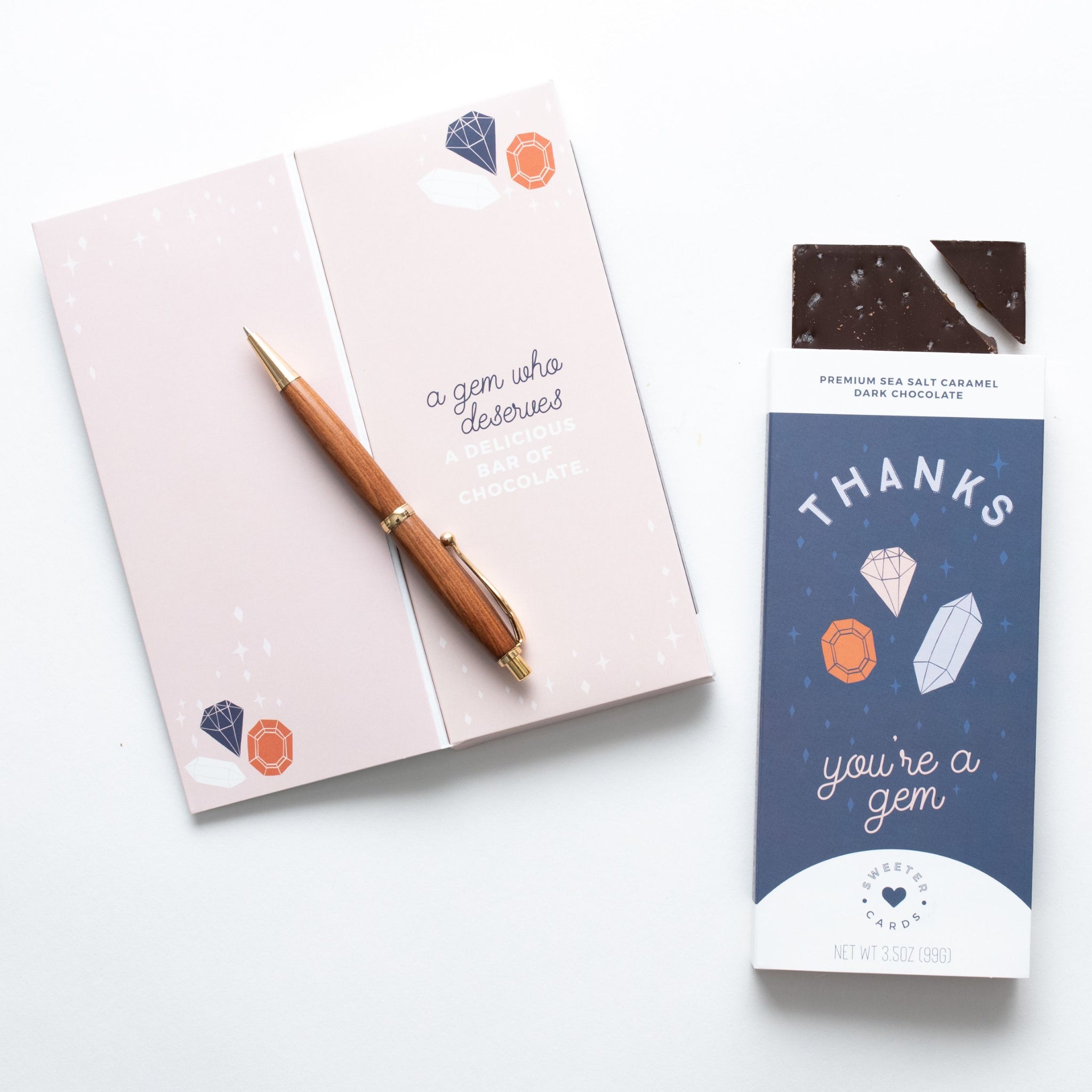 Thank You Chocolate Bar and Greeting Card – Sweeter Cards