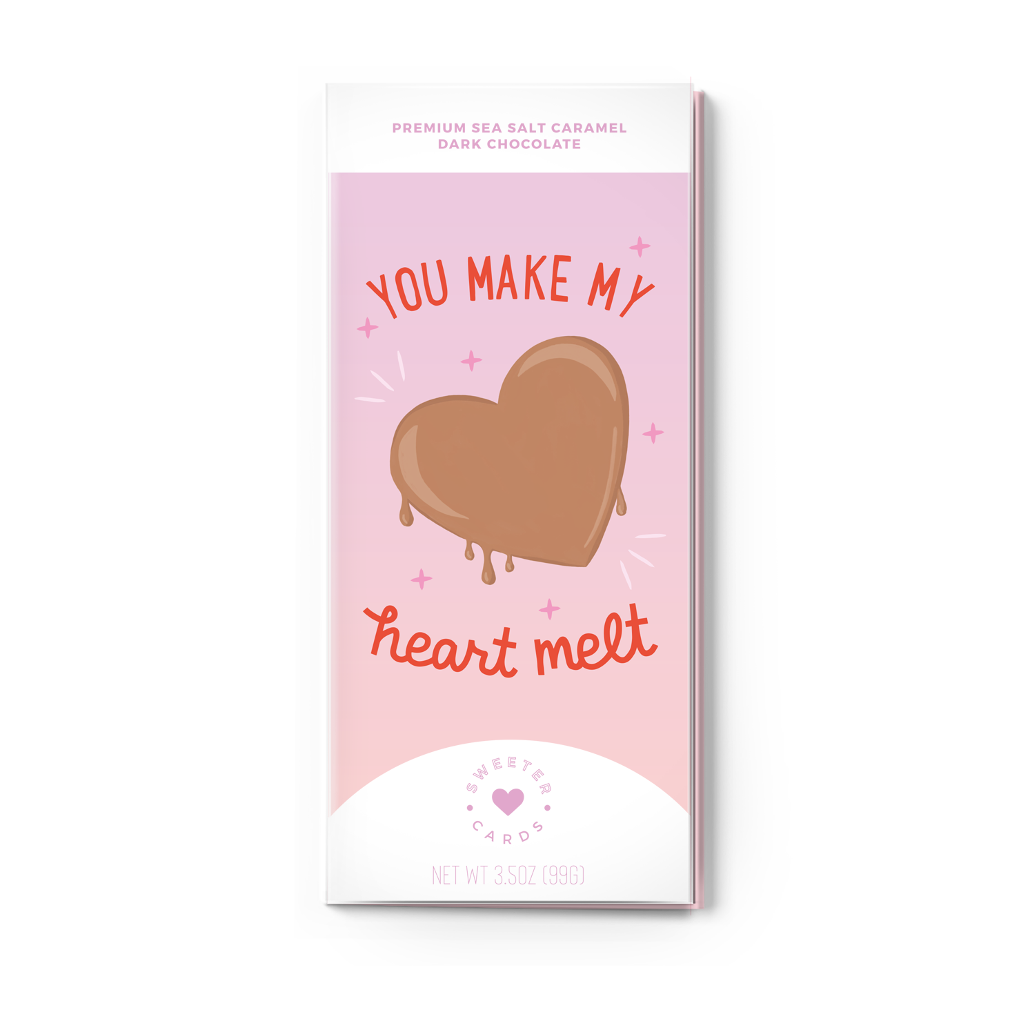 You Make My Heart Melt - Chocolate Valentine's Day Card – Sweeter Cards